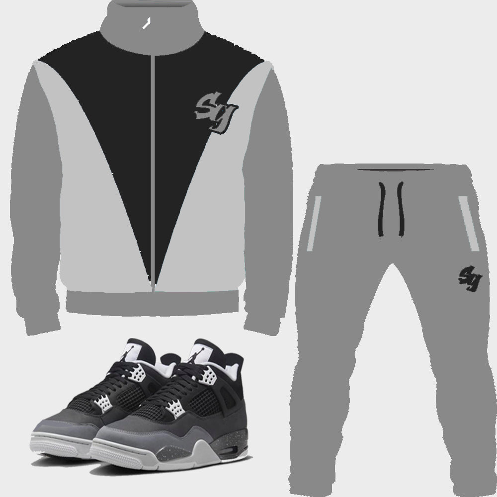 SG Nostalgia Tracksuit to match Retro Jordan 4 Fear sneakers ...