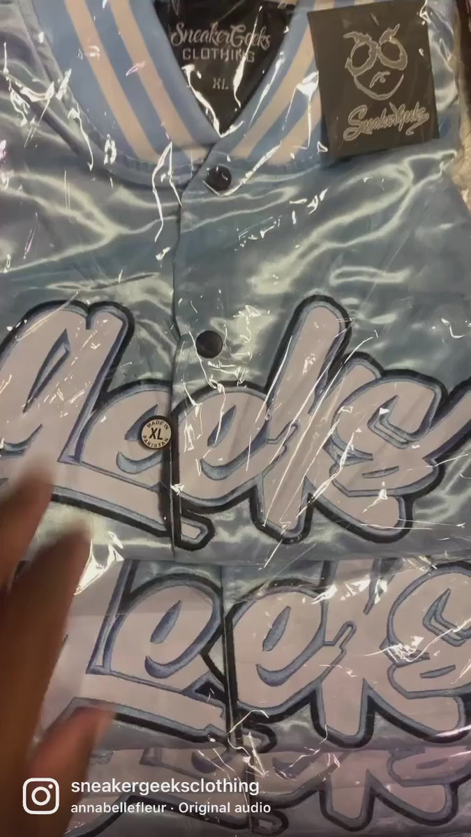 RETRO UNIVERSITY Satin Jacket to match Retro Jordan 6 UNC ...
