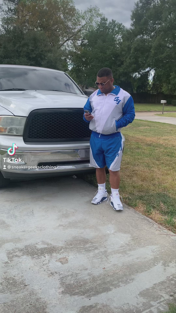 SG Track Short Set to match Retro Jordan 13 Midnight Brave Blue ...